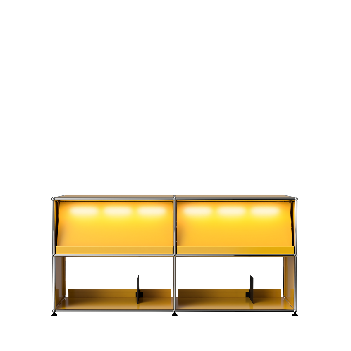 USM x Symbol Vinyl Display Cabinet 2x2 – USM Modular Furniture