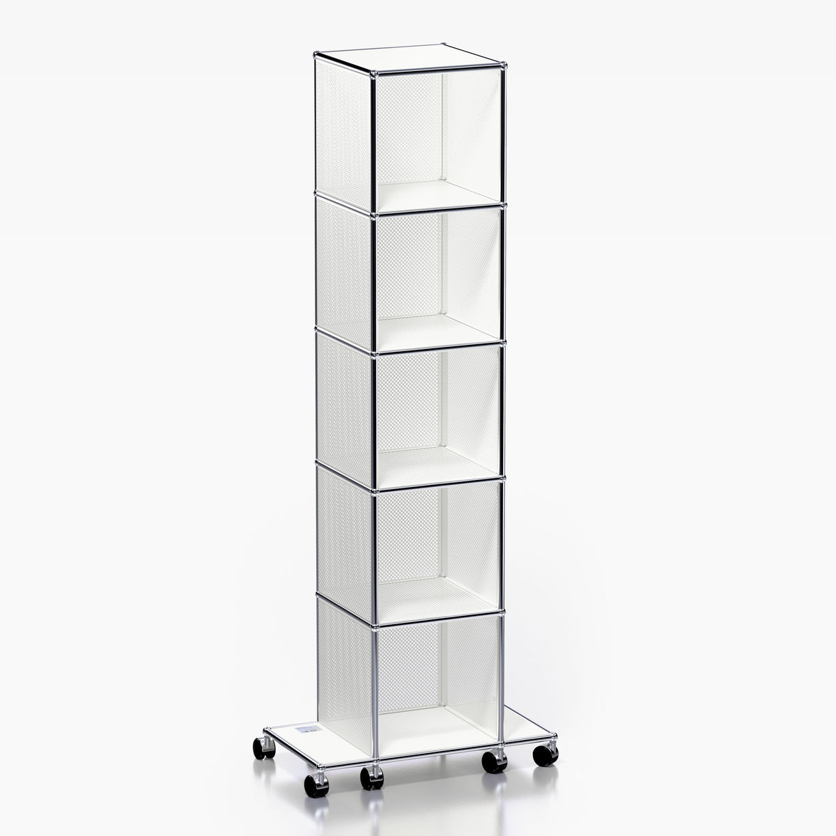Tower A (High-Rise): Tall & Narrow Bookshelf Tower – USM Modular Furniture