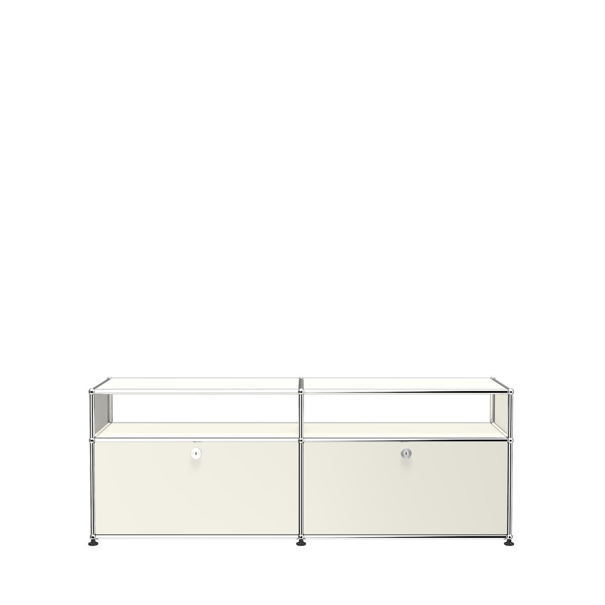 USM Haller Media Storage with Shelves (O2) – USM Modular Furniture