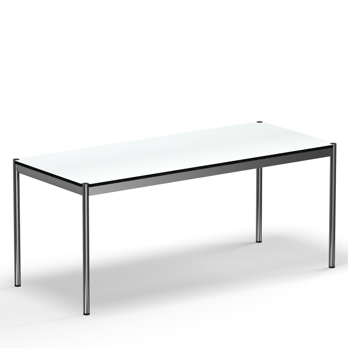 USM Haller Pearl Gray White Laminate Desk (T69) – USM Modular Furniture